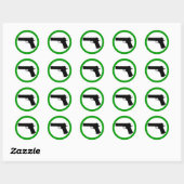 Self-Defense Zone sticker | Zazzle