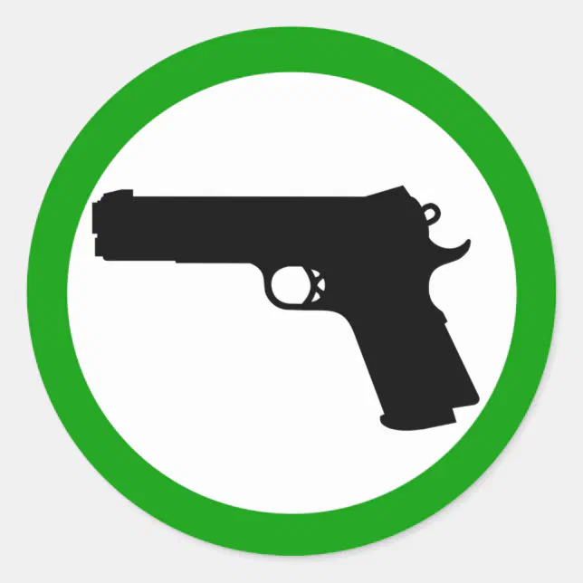 Self-Defense Zone sticker | Zazzle