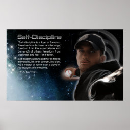 Self-Discipline Poster | Zazzle