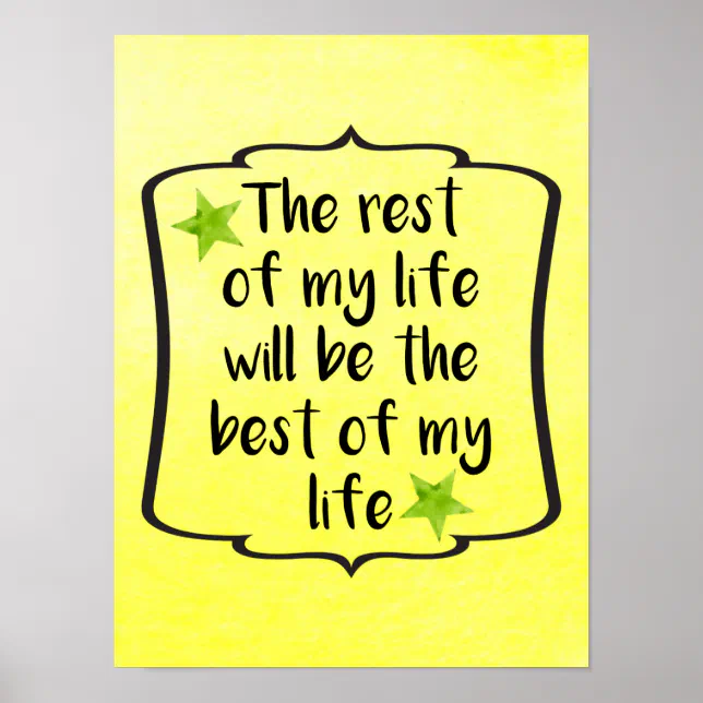 Self Improvement Boost Confidence Quote Poster | Zazzle