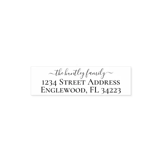 Self Inking Custom Stamp Address | Zazzle