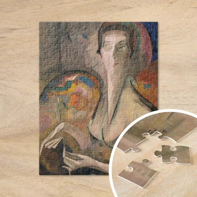 Self Portrait | Alice Bailly Jigsaw Puzzle | Zazzle