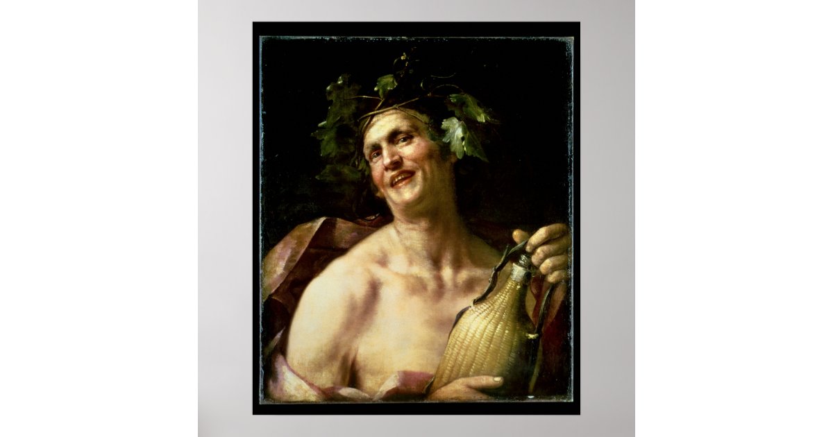 Self Portrait as Bacchus Poster | Zazzle