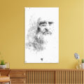Self portrait canvas print | Zazzle