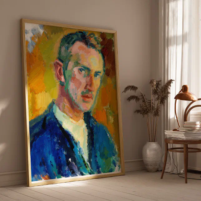 Self Portrait | Magnus Enckell Framed Art | Zazzle