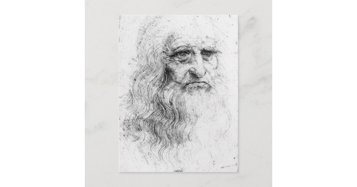 Self portrait postcard | Zazzle