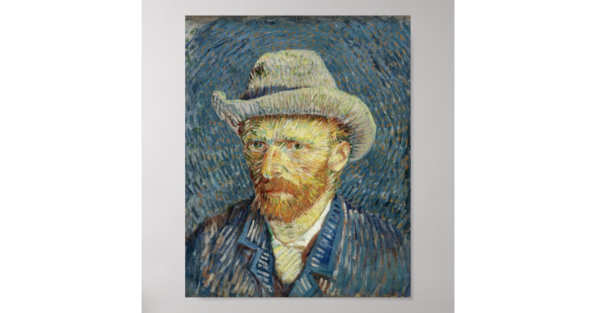 Self-Portrait | Vincent Van Gogh Poster | Zazzle