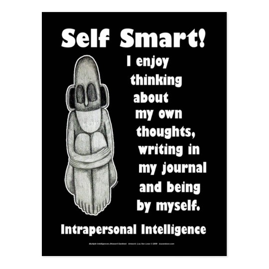 Self Smart - Blank Postcard | Zazzle.com