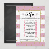 Selfie Challenge game Invitation | Zazzle