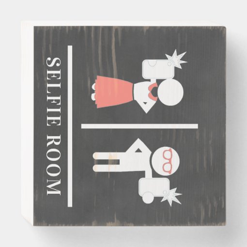 Selfie Room | Funny Bathroom Restroom Sign | Zazzle