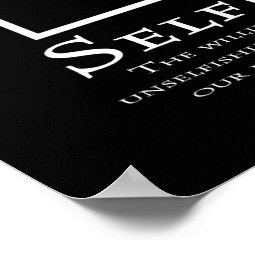 Selfless Service Poster | Zazzle