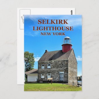 Selkirk Lighthouse, New York Postcard | Zazzle