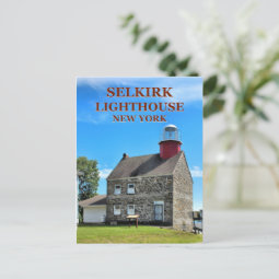 Selkirk Lighthouse, New York Postcard | Zazzle