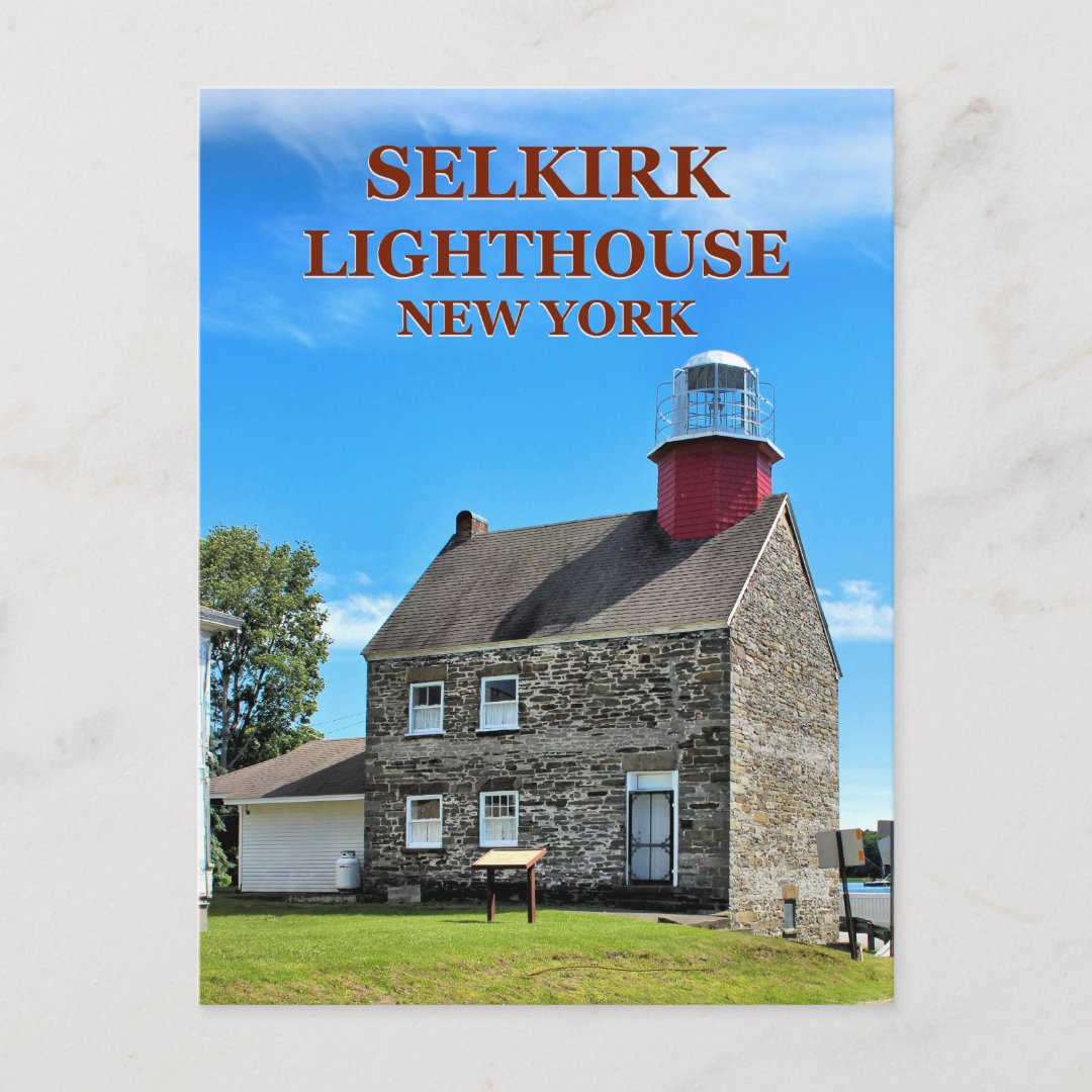 Selkirk Lighthouse, New York Postcard | Zazzle