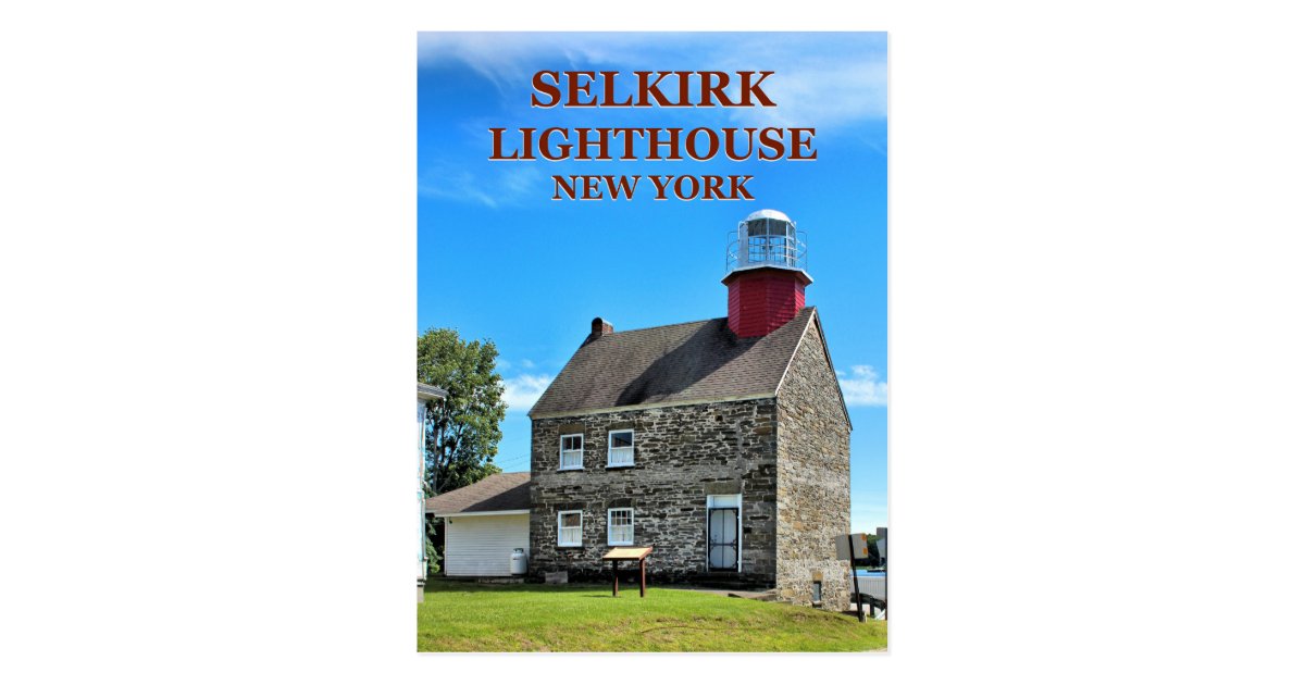 Selkirk Lighthouse, New York Postcard | Zazzle.com