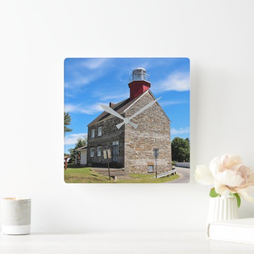 Selkirk Lighthouse, New York Wall Clock | Zazzle
