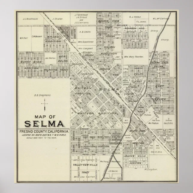Selma, California Poster | Zazzle