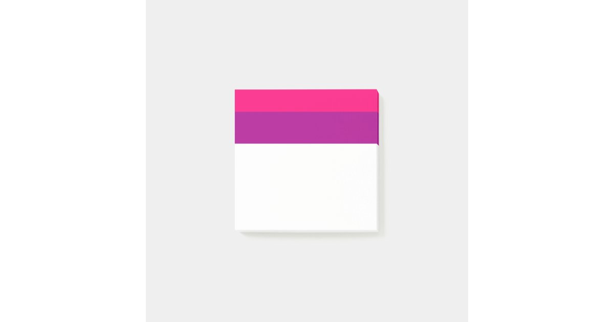 Semi Bisexual Pride Flag Post-it Notes | Zazzle