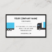 Semi-Trailer Truck Transportation Trucks Business Card | Zazzle