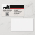 Semi Truck | Trucking Industry | QR Code Business Card | Zazzle