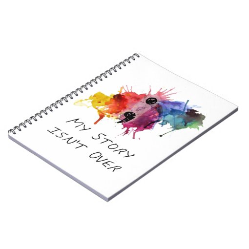 Semicolon- My Story isnt Over Notebook | Zazzle