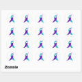 Semicolon Suicide Awareness Ribbon Stickers | Zazzle