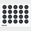 Semicolon Teal and Purple Ribbon Suicide Awareness Classic Round ...