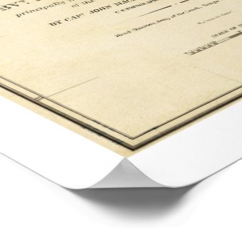 Seminole War Florida Map 1839 Poster | Zazzle