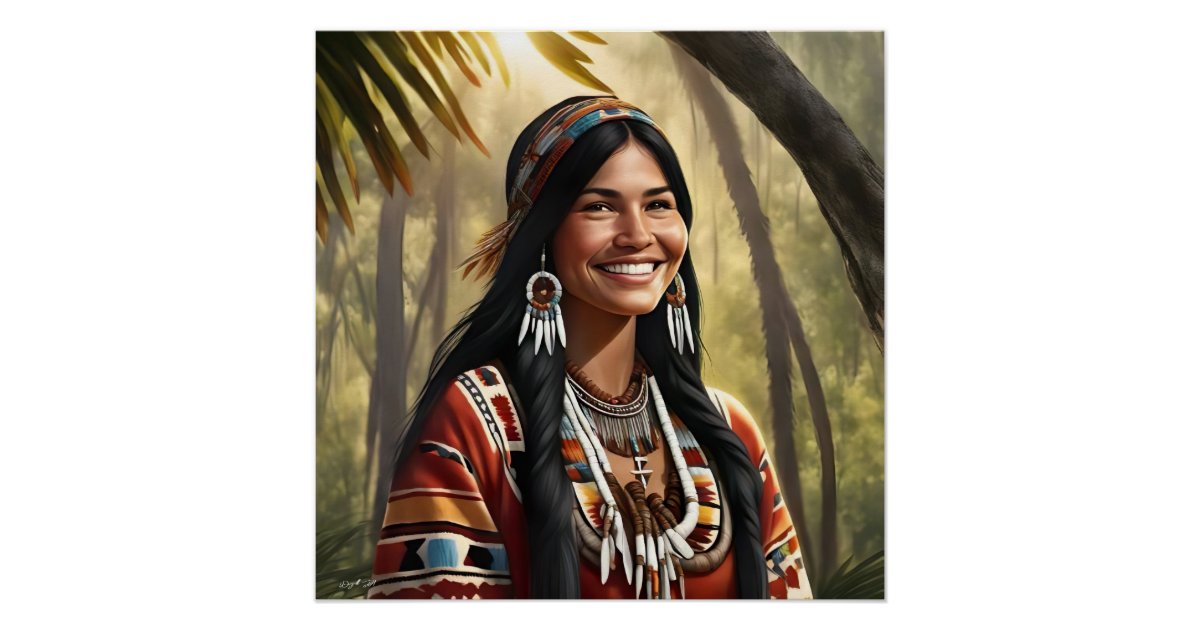 Seminole Woman Poster | Zazzle