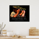 Semper Fi - Always Faithful Poster | Zazzle