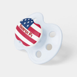 Semper Fi American Flag Pacifier | Zazzle
