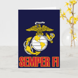 Semper Fi [EGA] Card | Zazzle