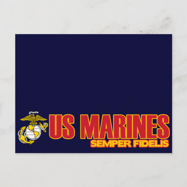 Semper Fi [EGA] Postcard | Zazzle