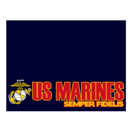 Semper Fi [EGA] Postcard | Zazzle.com