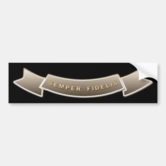 Semper Fidelis Bumper Sticker | Zazzle.com