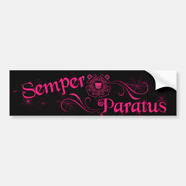 Semper Paratus - Coast Guard Bumper Sticker | Zazzle