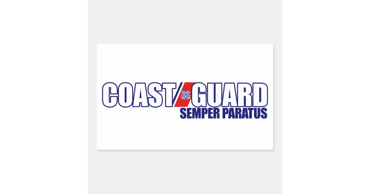 Semper Paratus Rectangular Sticker | Zazzle