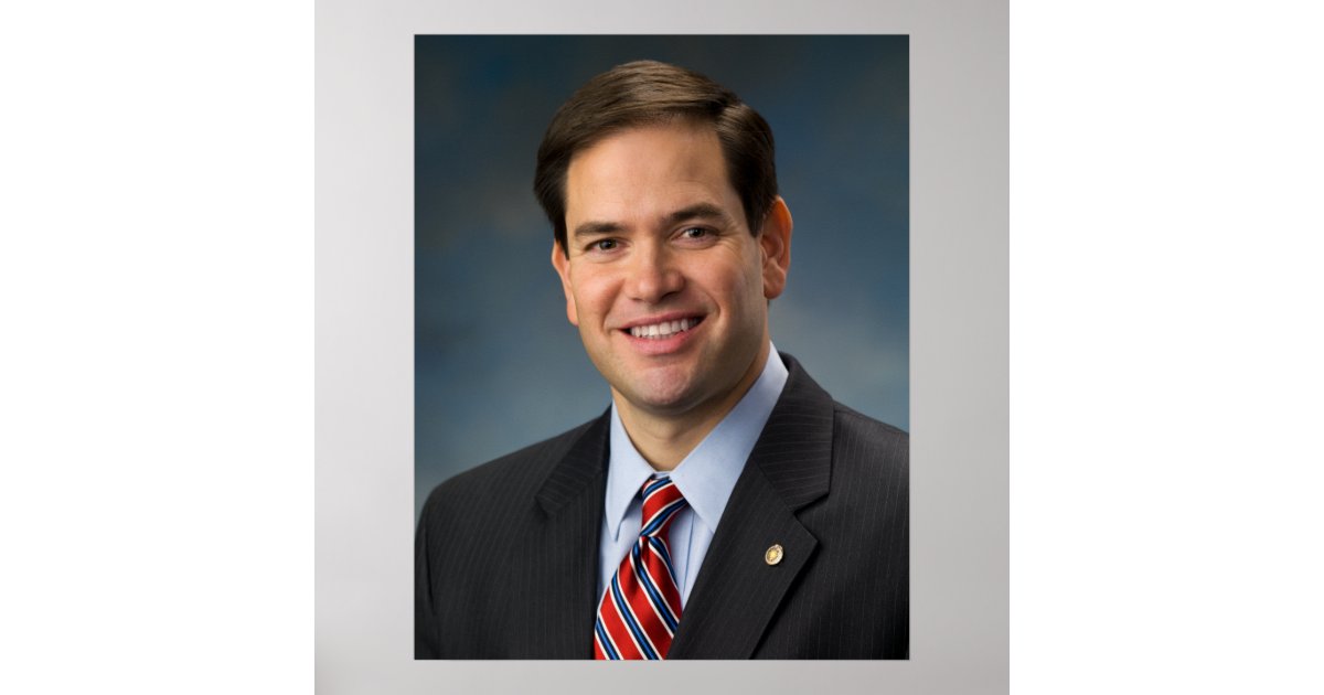 Senator Marco Rubio Poster | Zazzle