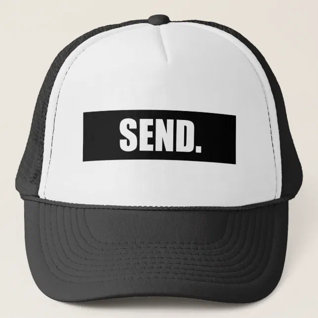 Send Trucker Hat | Zazzle