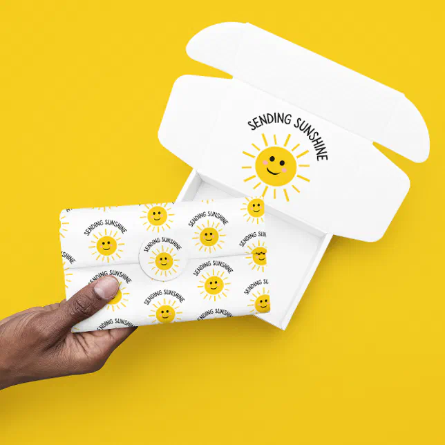 Sending Sunshine Tissue Paper | Zazzle