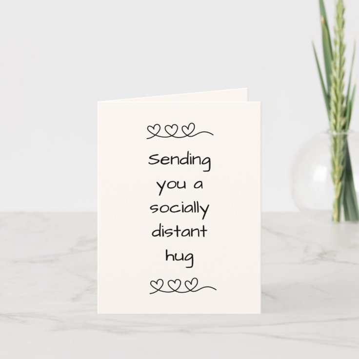 Sending You a Hug Card | Zazzle
