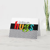Sending You "Hugs" Card | Zazzle
