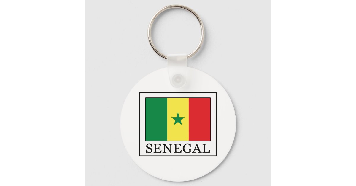 Senegal Keychain | Zazzle