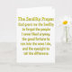Senility Prayer Card | Zazzle