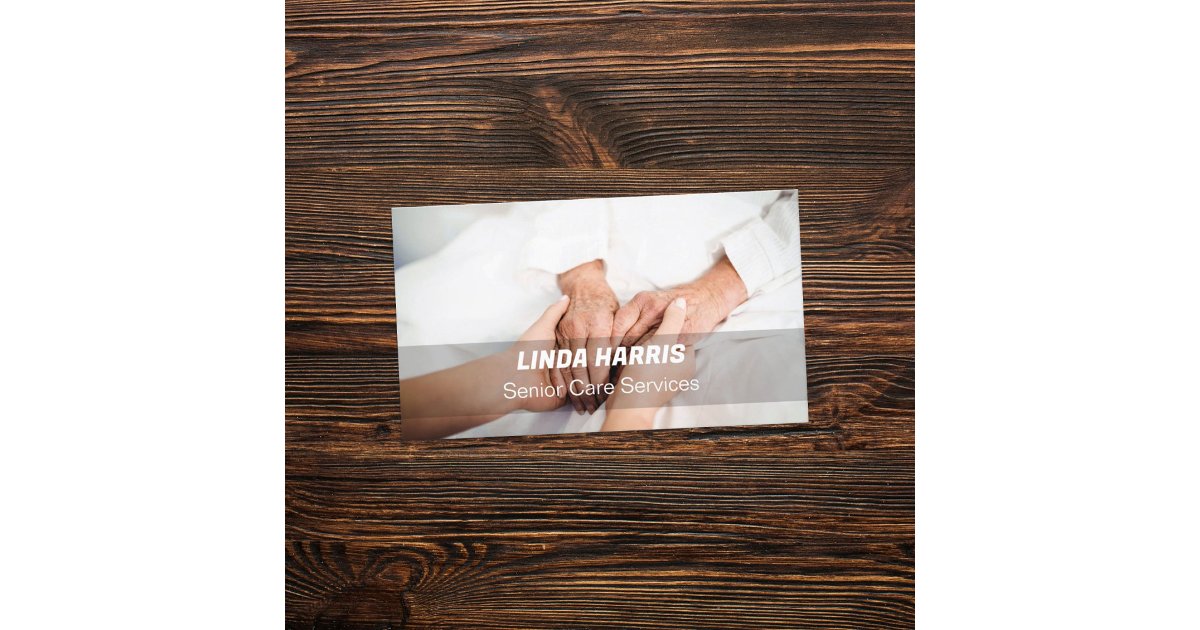 Senior Care Business Card | Zazzle