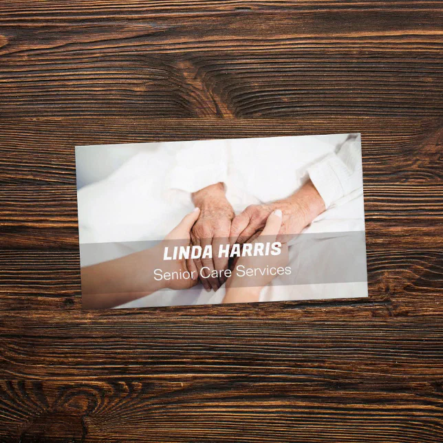 Senior Care Business Card | Zazzle