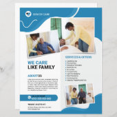 Senior Care Service Flyer Template | Zazzle