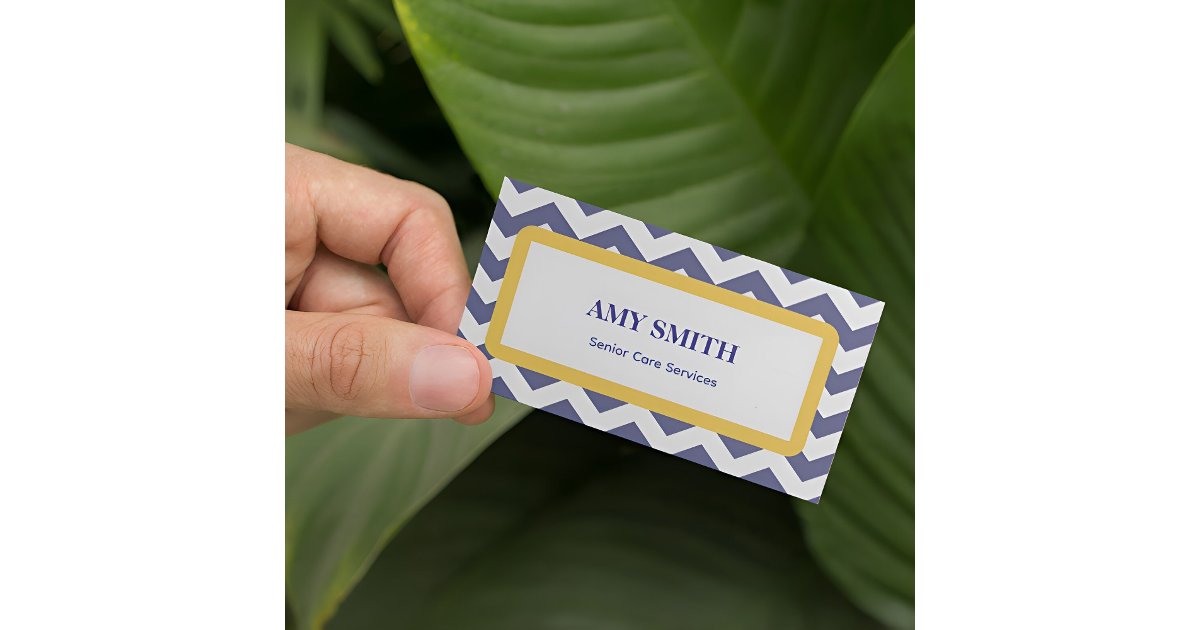 Senior Care Services Business Card | Zazzle