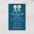 Senior Caregiver Home Health Care Business Card | Zazzle