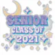 Senior Class 2021 Graduation Graduate Sticker | Zazzle